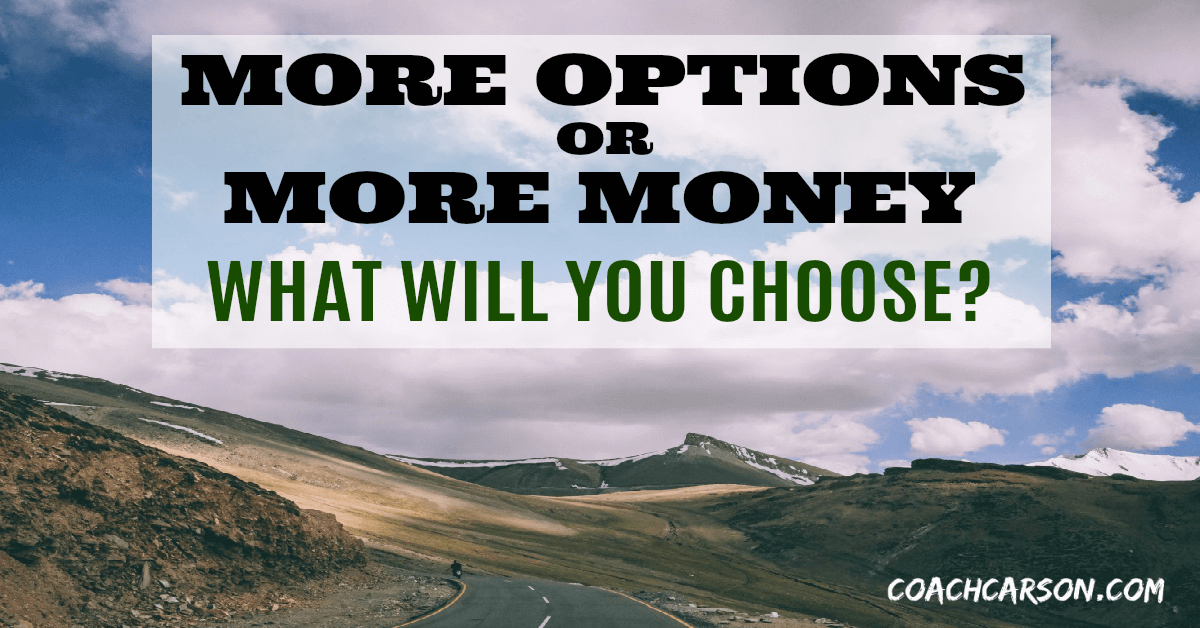 More Options or More Money - What Will You Choose - FB - 1200x628 ...