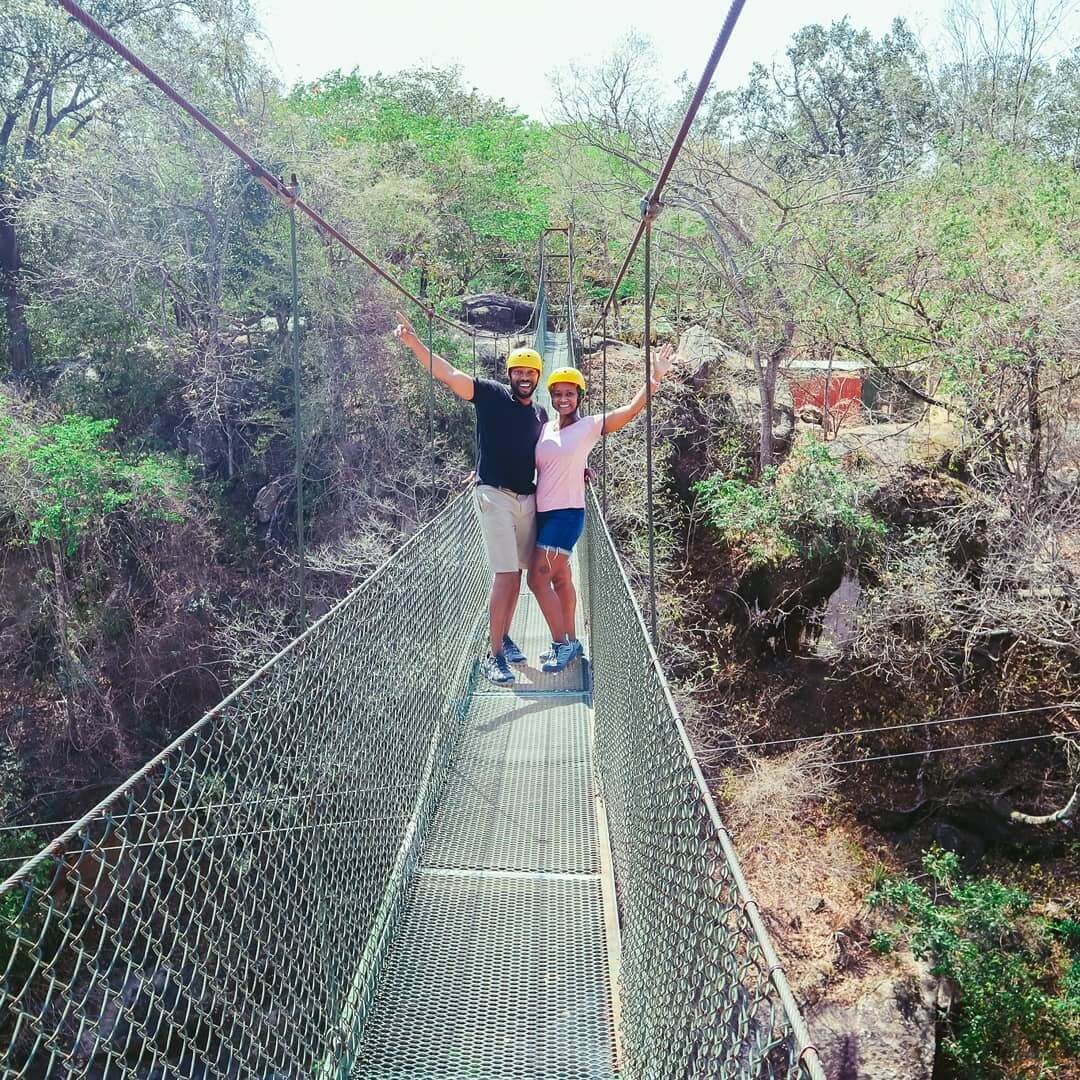 Rob and Re Costa Rica Bridge - Coach Carson