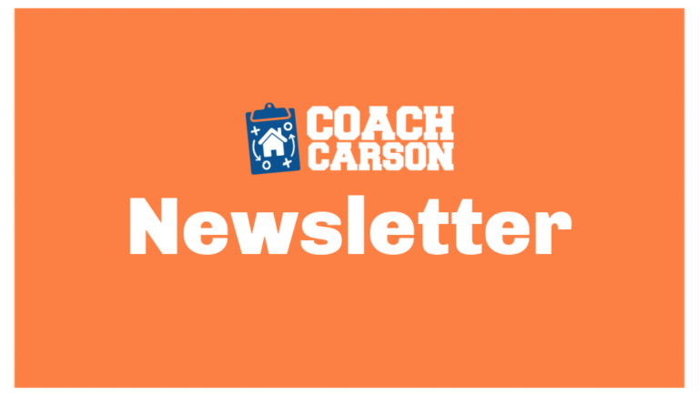 Coach Carson Newsletter - Coach Carson